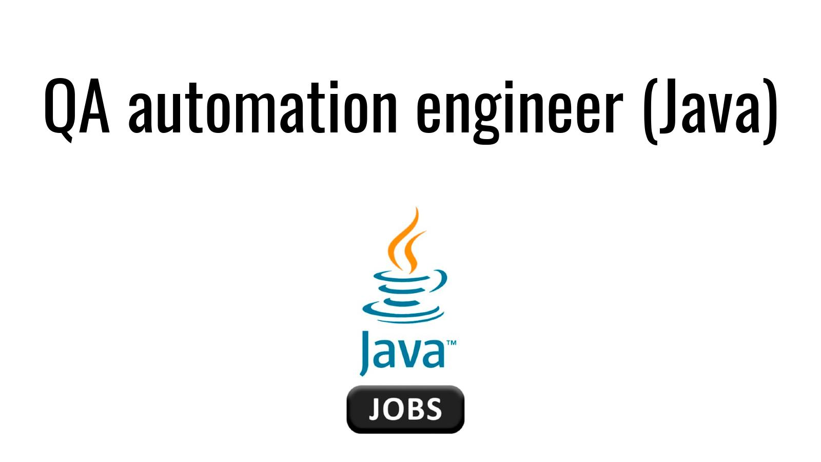 QA Automation Engineer (Java) – Telegraph