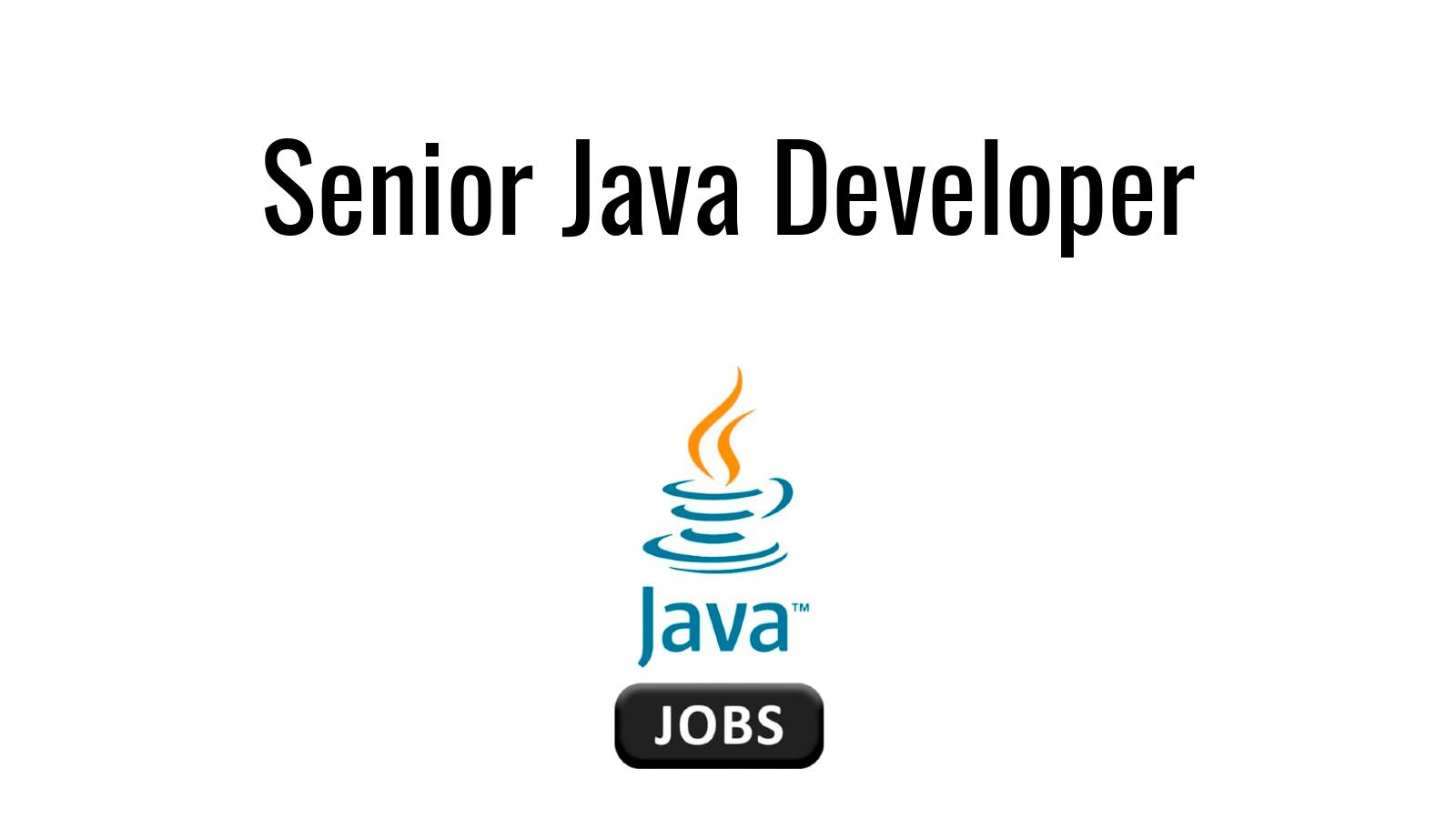 Senior Java Developer Telegraph
