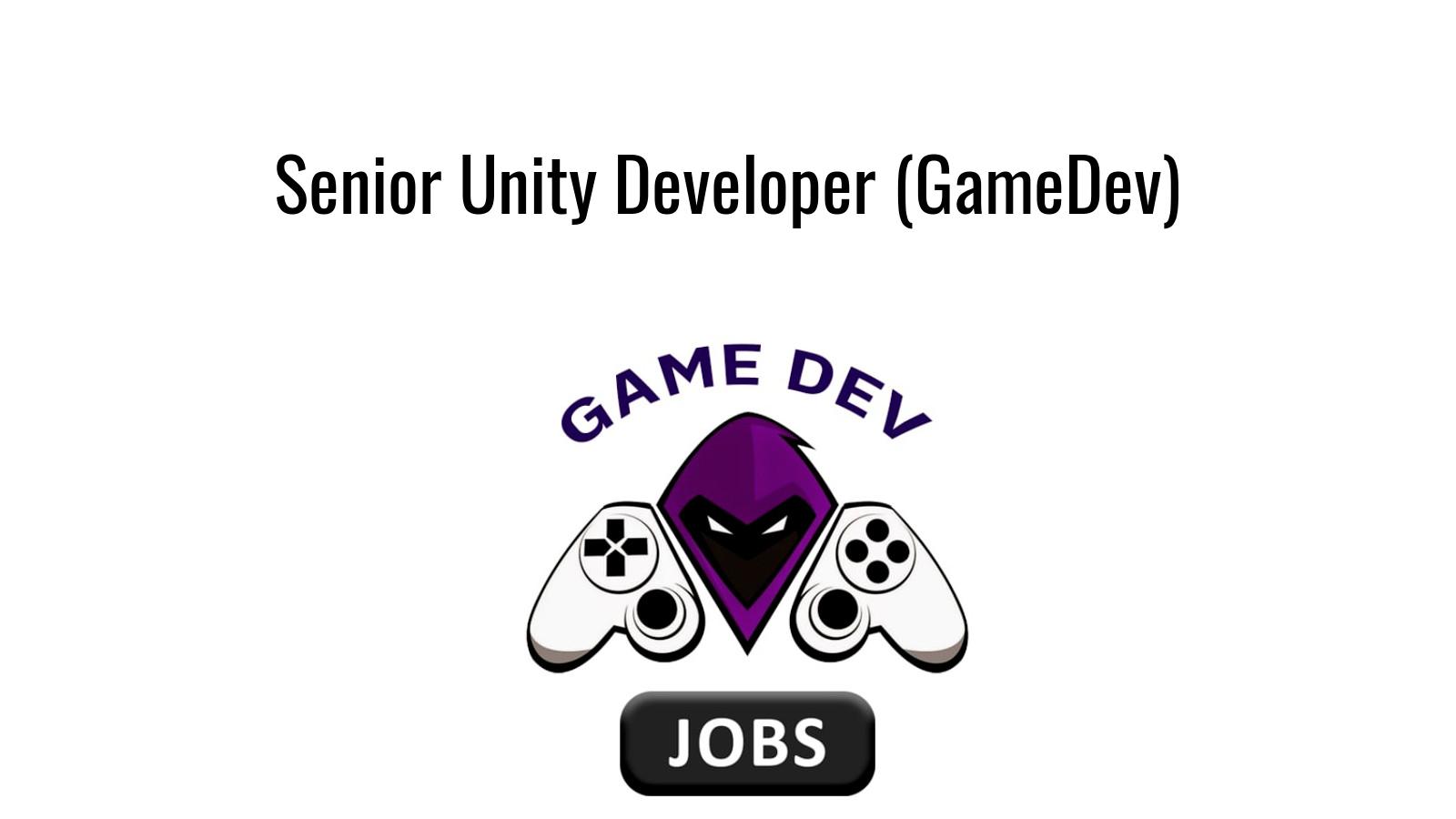 Senior Unity Developer (GameDev) – Telegraph Senior Unity Developer (GameDev) – Telegraph